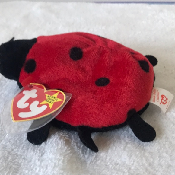 Accents | Rare 1995 Ty Beanie Collector Ladybug Named Lucky | Poshmark